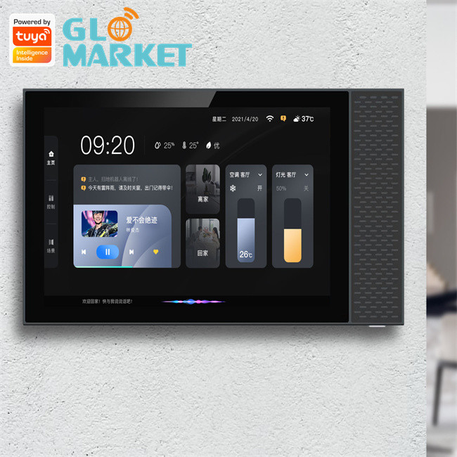Musik-Wand-Touch Screen Smart-Bedienfeld Tuya-Smart Home Zigbee-Zugang ...